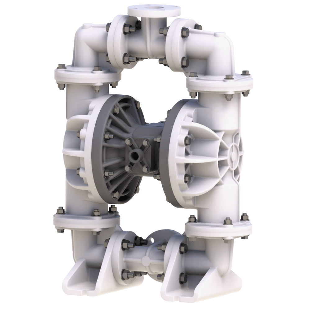 SandPIPER 2" S20 Non-Metallic Air Operated Double Diaphragm (AODD) Pump - Sandpiper Pumps UK